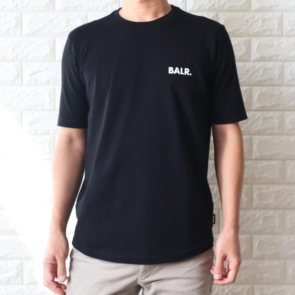 ボーラー ロゴ Tシャツ メンズ・ブランド：BALR ボーラー・モデル名：ATHLETIC SMALL BRANDED CHEST T-SHIRT・品番　　：B1112.1050・カラー   ：JET BLACK（ブラック）・素材     ...