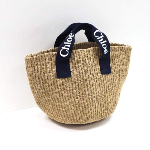 クロエ Mifuko かごバッグ キッズ ・ブランド : CHLOE' クロエ・モデル名 : バスケットバッグ・品番　　 : CHC25SB20427859　　　　　：C20427 859・カラー　：Navy Blue（ネイビー）※持ち手の...