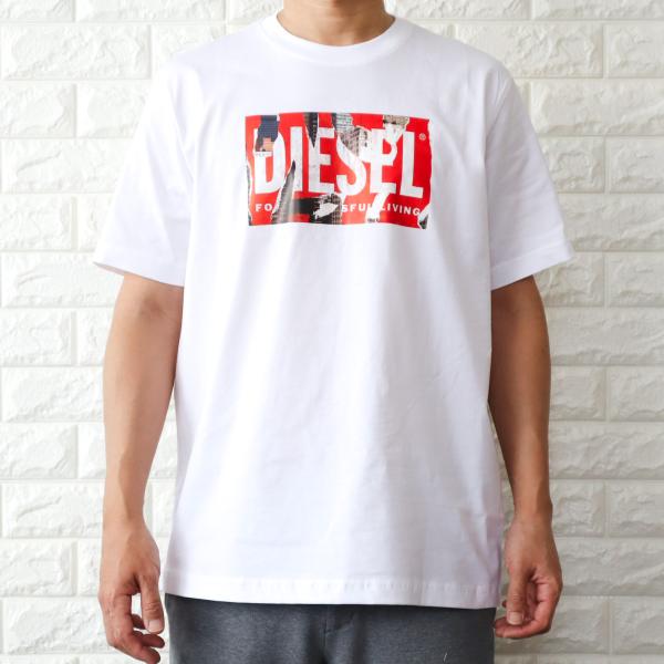 ディーゼル Tシャツ メンズ ・ブランド：DIESEL ディーゼル・モデル名：T-JUST-L6・品番　　：A15967 RPATI・カラー    : 100 / WHITE（ホワイト）　　　　　：900 / BLACK（ブラック）・素材 ...