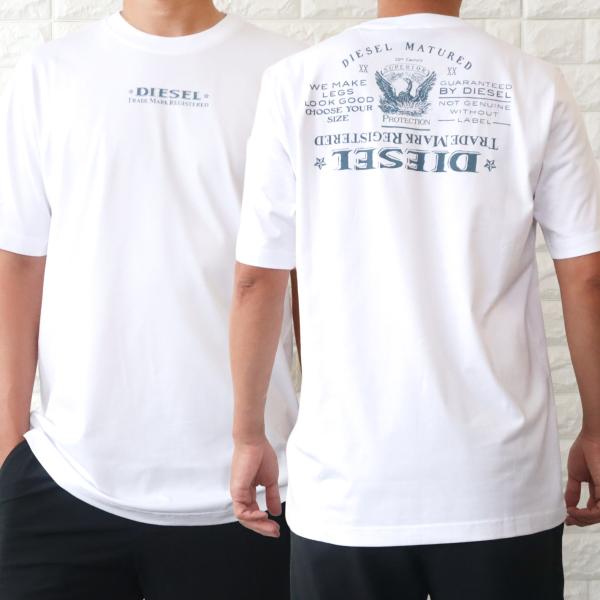 ディーゼル Tシャツ メンズ ・ブランド：DIESEL ディーゼル・モデル名：T-JUST-K3・品番　　：T-JUST-L4・カラー    : 100 / ホワイト　　　　　：900 / ブラック・素材      ：コットン100%・製造...