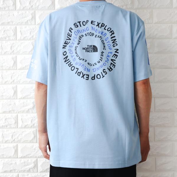ザ ノースフェイス ロゴ Tシャツ メンズ ・ブランド：THE NORTH FACE ザ ノースフェイス・モデル名：Unisex Never Stop Exploring. GRAPHIC S/S TEE・品番　　：NF0A87F6・カラー...