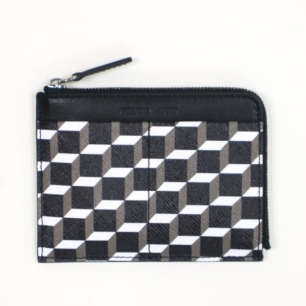 ピエールアルディ ミニ財布 レディース・ブランド 　: PIERRE HARDY ピエールアルディ・商品名　　：VALOIS COIN PURSE (ヴァロア コインパース)・品番　　　：TW01Z・カラー　　：BLACK-WHITE-BL...