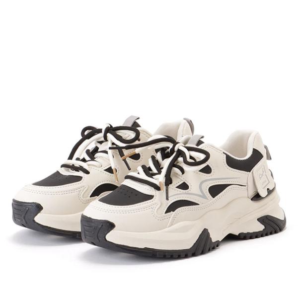 ■サイズ【35サイズ】22.5cm【36サイズ】23.0cm【37サイズ】23.5cm【38サイズ】24.0cm【39サイズ】24.5cm【40サイズ】25.0cm■素材甲材：合成皮革PU / 底材：合成ゴム■モデル情報身長158cm / ...