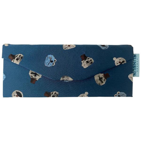 ※ポスト投函でのお届けとなります。※追跡番号付きメール便で発送致します。土日・祝日もお届け致します！大人気のパペットスンスンのジャガード折り畳みメガネケースが登場！ジャガード織りを使用した高級感溢れる上品なデザインのメガネケースです。折りた...