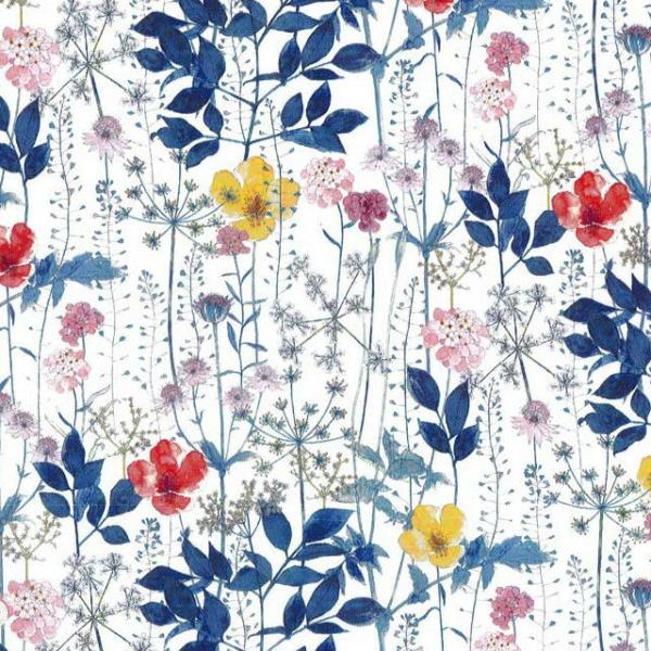 発売当初から大人気のボタニカル柄で、当店でも何度も復刻している“Irma”を、今回は小物にも使いやすい70％縮小して、新色で販売致します。※最低30cmから10cm単位でカットいたします。価格は、10cmの価格です。ご注文例：30cmの場合...