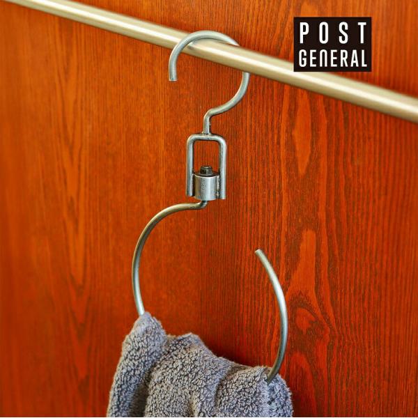 ポストジェネラル POST GENERAL より、無骨な質感と存在感が魅力の、大ぶりのS字フックのご紹介です。・丈夫なつくりに加え、回転機構付きで向きを気にせずスムーズに使用できます。・バッグやリュック、タオル、ブランケットなど、日常使いの...