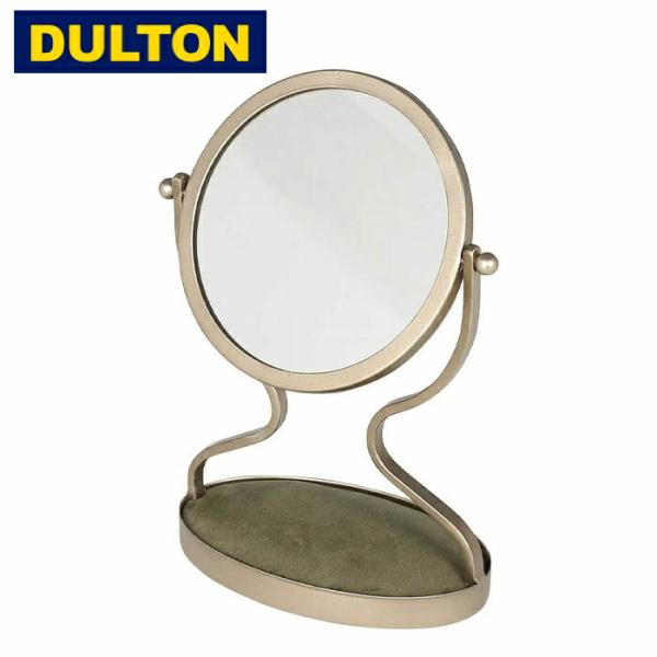 品番アイアンフレームのトレイ付きミラーテーブルトップ ミラー ウィズ トレイTABLETOP MIRROR WITH TRAYRNJ-0806サイズ約 H.290mm W.203mm D.112mm素材ガラス、アイアン、MDF、ポリエステル...