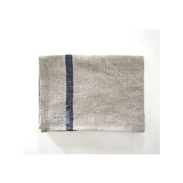 リネンで有名なnotebooks社の、太いラインがアクセントのざっくりとした風合いのリネンのキッチンクロスのご紹介です。■厚地のリネンなので、吸水力も抜群です。■シンプルなデザインなので、まとめて贈り物にもおすすめです。■サイズ：約 W 4...