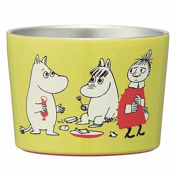 MOOMIN ムーミン より、結露を防ぐ真空構造アイスカップのご紹介です。■保冷効果でアイスが溶けにくい。直接入れて取り皿に。■滑りにくい底板付■アイスの他デザートカップとしても便利に使えます。■サイズ：約 φ7.3×高さ5.3cm■素材：...
