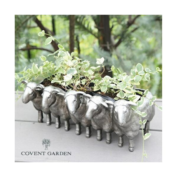 品番メタルシープ・プランツポットTW-13サイズ約 幅31.5×奥行17×高さ14cm口径　約 幅27×奥行8.5cm深さ　6.5cm素材ポリレジン原産国中国備考穴あり、キャップ付きアンティーク調ブランドコベントガーデンCOVENT GAR...