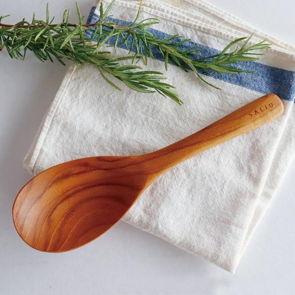 品番LOLO ロロ 【SALIU】KITCHEN木製　サーバースプーン チークサイズ約 幅215×奥行62×高さ26mm手作りのためサイズは目安です。素材チーク材、オイル仕上げご注意※１つの価格です。※天然木を使用している為、木目や濃淡にば...