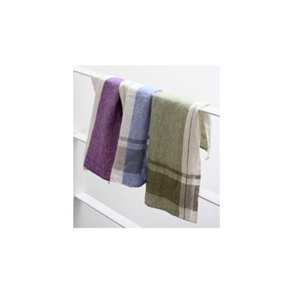 リーノ・エ・リーナ / Lino e Linaより、ラインの交差で創られたコントラストが楽しい「カレリア」のキッチンクロスのご紹介です。■ホワイト地のベースがキッチンを爽やかな印象に。■ブルーにグリーンにパープル、どれも清潔感のある爽やかな...