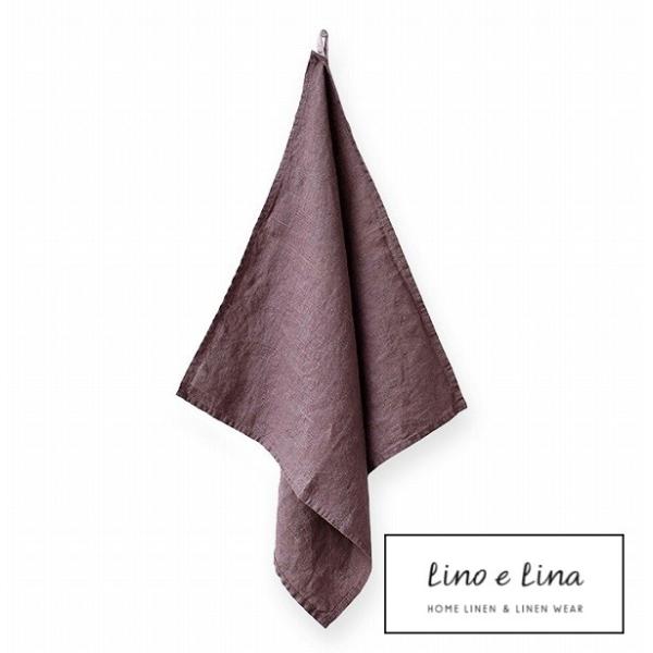 リーノ・エ・リーナ / Lino e Linaより、落ち着いたカラーに便利なストラップ付きのキッチンクロスのご紹介です。■スモーキーカラーが格好良い、ヴィンテージモーブ。■デザインのアクセントにもなっているカラーのストラップは、フックやエプ...