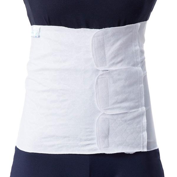 【特徴】通気性のある薄手生地の術後腹帯です。セパレートタイプの留め部分により調整が自在。両サイドの伸縮生地で様々な体形にフィット。綿主体の素材でソフトな着け心地。幅広のため、術後の患部をしっかり保護します。【仕様】サイズ：フリー規格：30c...