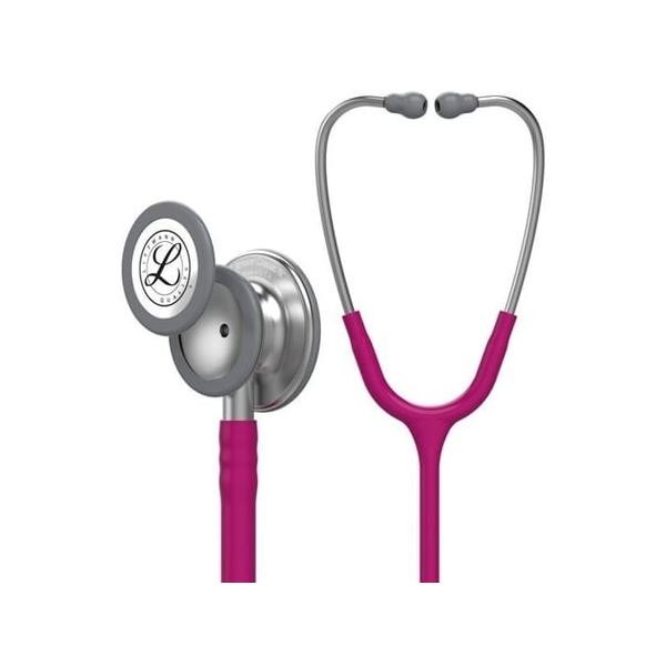 【製品特長】発売以来多くの医療従事者に選ばれ続けているクラシックシリーズの最新モデル。これ一器で幅広い患者様の診療が可能なスタンダードな聴診器です。【仕様】サイズ：約69cmチューブ色：ラズベリーチェストピース表面仕上げ：シルバーバイノーラ...
