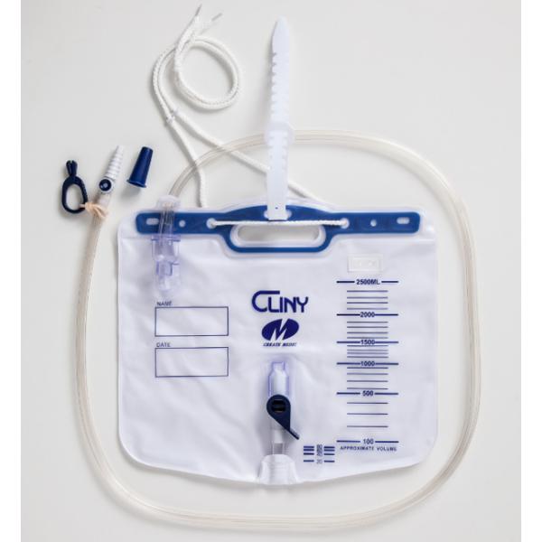 【特徴】ニードルレスサンプルポート付きで針刺し事故を予防できます。    【仕様】製品コード：800 000 5870容量：2500mLサイズ（コック収納時）：縦約260mm　横約300mmイントレットチューブサイズ：長さ約1200mm　内...