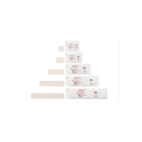 ■創傷治癒を推進するハイドロコロイド創傷被覆材です。■透明のため、縫合創をはじめとする創傷の経過観察を容易にします。■粘着層の吸水能力により、被覆材下に貯留した滲出液を吸収し、創周囲の湿軟化を軽減します。【使用上の注意】１．本品の使用中に、...