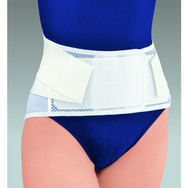 ■腰部固定帯です。■高い固定力を確保し、ムレにくく快適な装着感を追求。■ハリのある硬質なメッシュ素材で必要な固定力を確保し、またムレにくく快適な装着感を実現します。■脊柱起立筋群にフィットする４本の背部ステーが支持性を向上させます。■腹圧上...