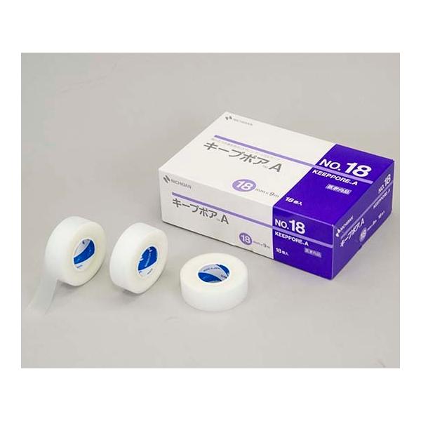 【特徴】ポリエチレンサージカルテープ。縦横に簡単に切れ、ガーゼ・チューブ固定に最適。【仕様】型番：No.181箱(18mm×9m×18巻)※商品画像は代表的な商品を表示しており、品番により異なる場合がございます。