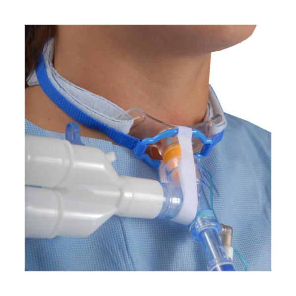 【特徴】気管切開チューブのコネクタ部をOリングで抑えてチューブの飛び出しを防ぐ呼吸回路のコネクタ部をマジックテープが固定してコネクタの脱落を防ぐ首回り18cmから46cmまで適応【仕様】気管切開チューブ固定ホルダー未滅菌入数：1箱（20個入...