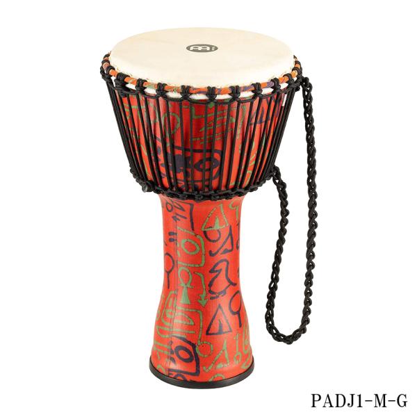 本商品は、MEINLのジャンベ「PADJ1-M-G」です。Rope Tuned Travel Series Djembe“Goat Head”MEINL トラベルシリーズ・ロープチューンド・ジャンベは、プロはもちろん、自宅やドラムサークルで...