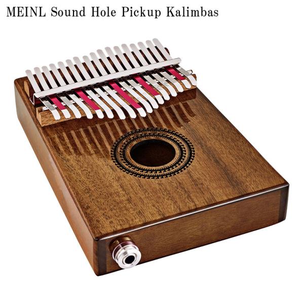 本商品は、MEINL SOUND HOLE PICKUP KALIMBASの「PKL1707H」です。17鍵仕様のサウンドホール付カリンバに、PICK UP が搭載。ボディ材は既存ラインナップ同様に、Acacia、Mahogany、Mapl...