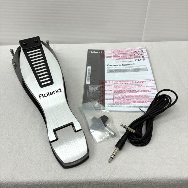 本品は店頭展示等で使用されたB級品です。化粧箱や本体へ若干の傷があるものの、比較的綺麗でコンディションは良いです。商品の状態についてはページ内の画像をご参考ください。Roland 　V-drums ハイハットトリガー　FD-8本商品は、Ro...