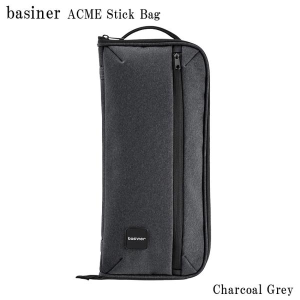 basiner/ベイシナースティックバッグ Charcoal Grey本商品は、basiner ACME ドラムスティックバッグです。カラー：Charcoal Greyドラマーが望む理想のデザイン、機能を備えた ACME ドラムスティックバ...