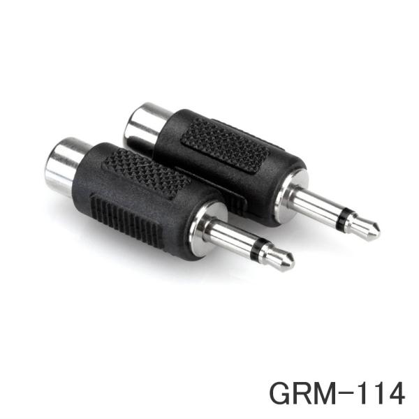Hosa GRM-114 RCAメス-モノラルミニオス 変換アダプター 2個パックワールドクラスの製造技術で高品質な製品を作り続ける世界的なケーブルメーカー「Hosa」。GRM-114は、RCAピンプラグをモノラルミニプラグ（3.5mm T...