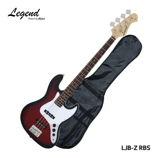 レジェンドbyアリアプロIIのジャズベースタイプ「LJB-Z」です。エレキベースの定番モデルといえるジャズベースタイプ。ボディ材には、高域から低域までバランスの良いサウンドが特長の「バスウッド」を採用。様々なジャンルにオールマイティに対応し...