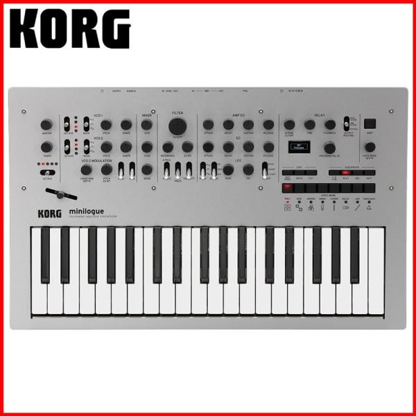 最も素早くアクセスできる、本物のアナログ。 新世代ポリフォニック・アナログ・シンセサイザー。minilogueは、スタイリッシュで革新的な、37 keyのフル・プログラマブル・4ボイス・ポリフォニック・アナログ・シンセサイザーです。新たに開...