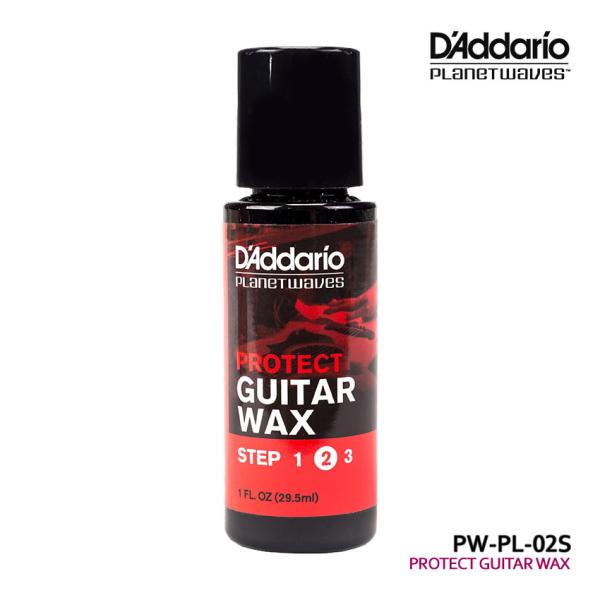 ダダリオ/プラネットウェイヴスのギター/ベース用ワックス「PROTECT -LIQUID CARNAUBA WAX-」です。良質のワックス用素材として知られるブラジル産の最高級カルナバと最新の化学物質を混合することで楽器表面を保護し、美しく...