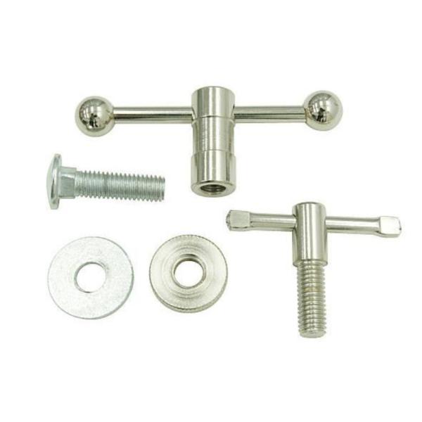 T字 マイクスタンド ブームアーム固定ネジTriprop「SK-09」マイクスタンドの固定パーツのセットです。マイクスタンドの固定パーツは、組み立てたり折りたたんだり角度調整などで消耗しやすいパーツです。固定ネジを交換することによってマイク...