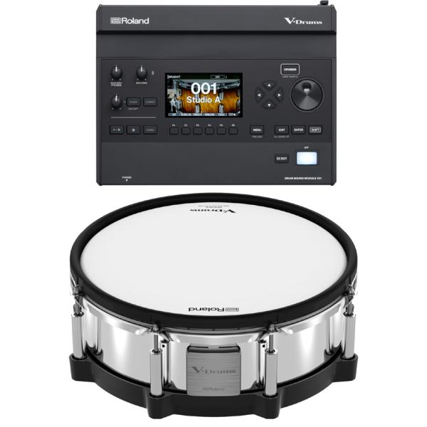 Roland　Drum Sound Module + V-Pad Digital Snare 音源モジュール&amp;デジタルスネアセット『V31について』V31はV-Drums 3シリーズにおけるコア・コンポーネントとなる音源モジュールで...