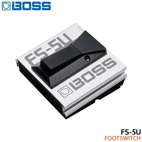 BOSSのフットスイッチ「FS-5U」です。踏んだ状態でON、離すとOFFになり、主に、キーボードやシンセサイザーのサスティン・ペダル、ディレイなどのテンポ切り替えなどに使うモーメンタリー/アンラッチタイプの小型フットスイッチです。ポラリテ...