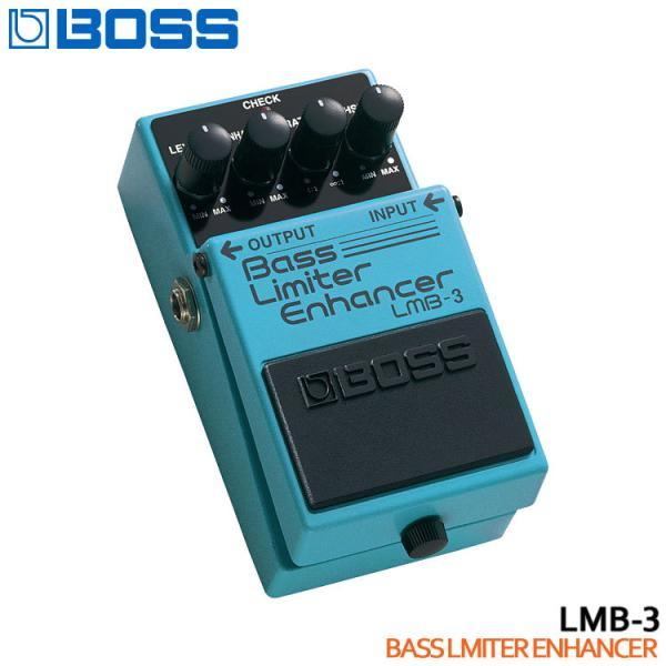 BOSSのベースリミッターエンハンサー「LMB-3」です。音を圧縮し始めるレベルを決める「スレッショルド」に加えて、圧縮率を調節する「レシオ」つまみを装備してよりベース仕様を徹底。さらにベースの帯域に最適化したエンハンサーで音ヌケのよいサウ...