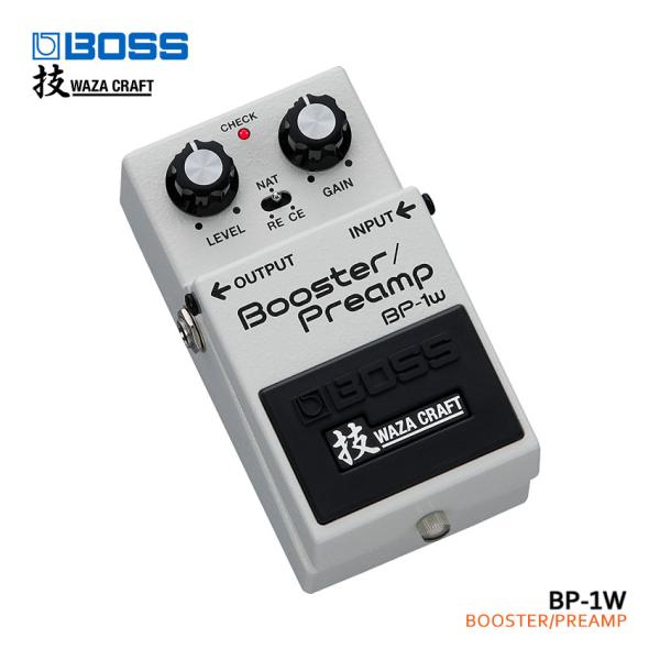 BOSSのブースター/プリアンプ「BP-1W」です。歴史的名機と評価される「CE-1 Chorus Ensemble」と「RE-201 Space Echo」は、それぞれのオリジナリティ溢れるエフェクト・サウンドはもちろんのこと、独特の質感...