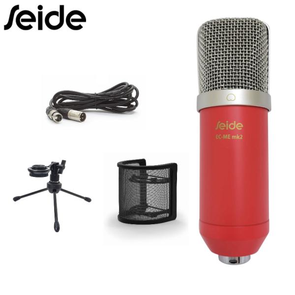 Seide「EC-Me MK2」は、フルアルミニウムコーティングの小型振動カートリッジ搭載のエレクトレットコンデンサーマイクです。単一指向性で、インターネット配信やビデオ通話、ボーカル録音やナレーション等などの声の録音に適しています。(※P...