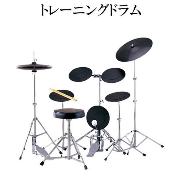 ■セット内容：バスドラ、ハイハット、スネア、タムタム×2、シンバル×2、フロアタム、各々のスタンド類、スティック1ペア、ドラム椅子自宅などでの連取に最適なトレーニングドラム（バスドラ、スネア、ハイハット、タムタム、シンバル×１(もしくは2)...