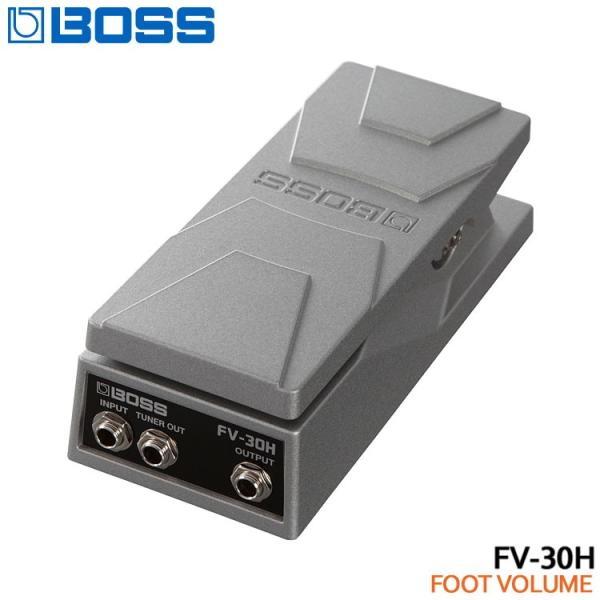 BOSSのボリュームペダル「FV-30H」です。スペース確保に苦労するペダルボードシステムへの組み込みにも最適な省スペース設計のボリュームペダル。過酷なツアーや激しいステージでのパフォーマンスにも十分に耐えられる堅牢なボディは、アルミダイキ...