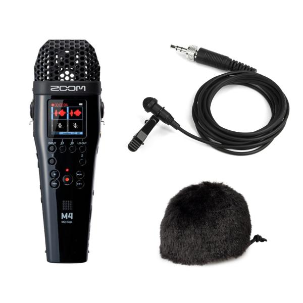 【セット内容】ZOOM ハンディレコーダー M4/TASCAM ピンマイク TM-10LBビデオグラファー・ミュージシャン・制作現場まで【セットの特徴】使い方の幅が広がるピンマイク付きのセット。ピンマイクの音声はXLR/PHONE入力の音声...