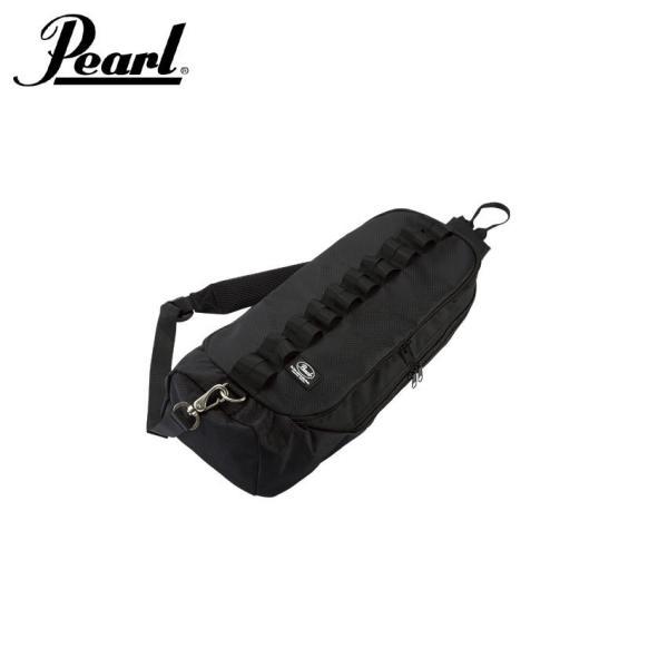 Pear/パール　ドラムスティックバッグ　約5〜6ペア収納可能本商品は、Pearl　ドラムスティックバッグ「PSC-STBOS」です。襷（タスキ）掛けタイプで、約5〜6ペア収納可能。フロアタムに引っ掛けるフック付で、スマートホンや財布、タブ...