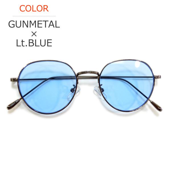 サングラス メンズ レディース 伊達メガネ クラウンパント 丸メガネ ボストン 色付き 薄い色 カラーレンズ :ty3555:MERRY ...