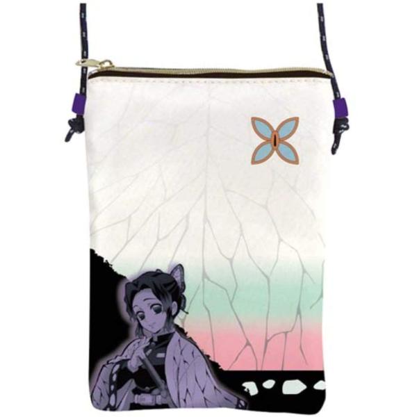 商品名：縦型ショルダーバッグメーカー：ケイカンパニー■胡蝶しのぶ品番：KY-TS-KS【商品説明】『縦型ショルダーバッグ』新登場！！バッグ背面にはスマホを入れたまま操作できるクリアポケット付き。iPhone11も入る大きさです。 (約H.1...