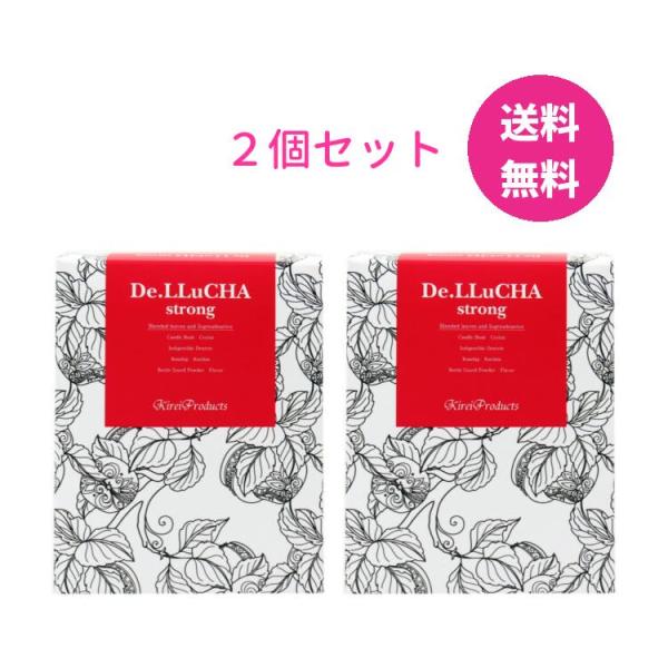 商品情報    商品名    デ・ルー茶ストロング     内容量     (4g×30包 )×2個    配合茶葉    キャンドルブッシュ、難消化デキストリン、ルイボス、ローズヒップ、夕顔果実末、有胞子性乳酸菌（生きてる乳酸菌）、フェカ...