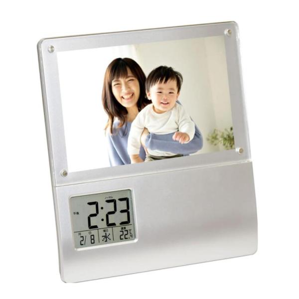 商品詳細    商品サイズ    幅150×奥行き27×高さ170mm    重量   245g    電源    単4電池×2（付）    材質    ABS樹脂    写真サイズ    100×150mm    ご注意    ※商品写真...