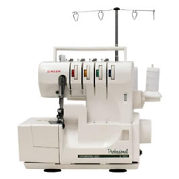 シンガー(SINGER) ロックミシン 2本針4本糸かがりミシン (差動送り付) S-400●シンガーの技術が作り上げた、ロックミシンの最高峰! はじめての方でも使いやすく、プロ顔負けの仕上がり!●補助テーブルを空けるだけで、フリーアームタ...