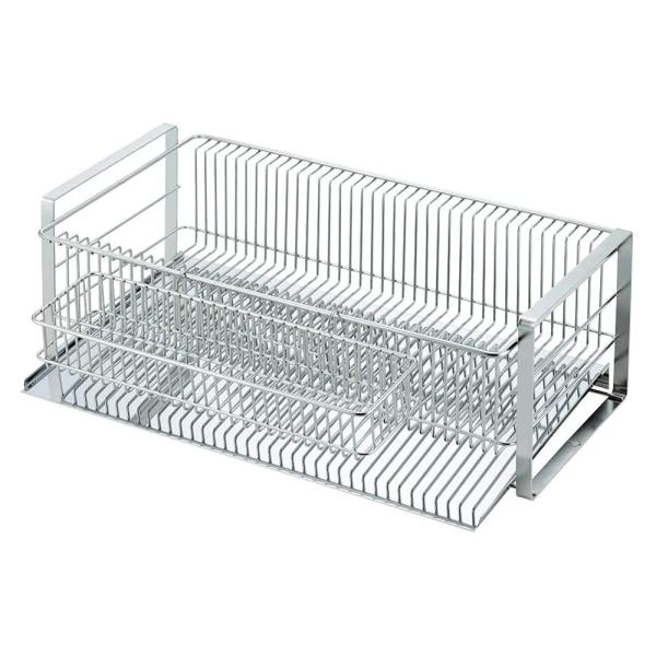 Color:04.)スリム 縦置き 下村企販 シンプルで洗練された 水切りラック スリム 縦置き 【日本製】 お皿が立てられる 様々な食器に対応 小物も置ける 水が流れるトレー 箸ポケット付き 台所 食器 水切りかご ステンレス 燕三条 3...