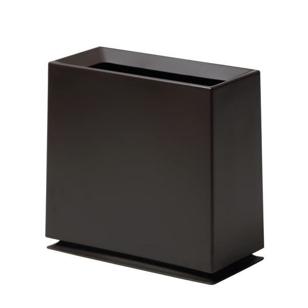 Color:05.ブラウン_PatternName:a)単品 ideaco(イデアコ) ゴミ箱 角型 8.5L W31.5?D15?H30cm TUBELOR BRICK brown (チューブラー ブリック ブラウン)本体サイズ:幅31....