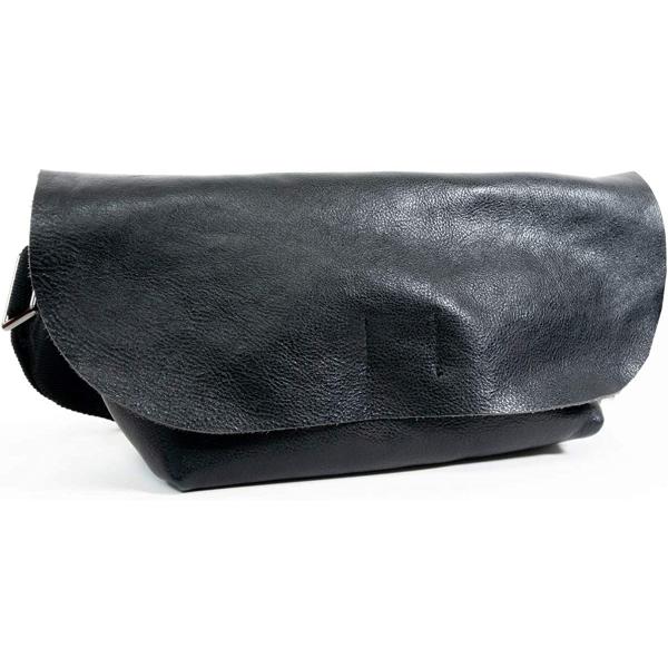 Color:ブラック [Dom Teporna] ボディバッグ メッセンジャーバッグ 本革 メンズ レディース 鞄 小さいのに大容量 イタリアンレザー ショルダーバッグ ブラック[ブランド]Dom Teporna Italy - ドンテポー...